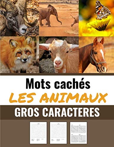 Mua Mots cachÃ©s Les Animaux: Mots mÃªlÃ©s Adultes sur les Animaux ...