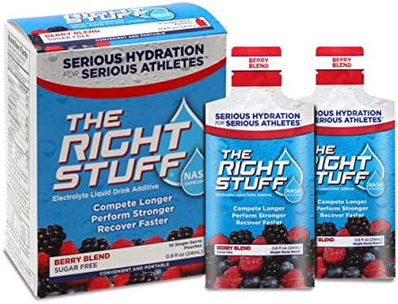 The Right Stuff electrolyte drink concentrate - 10 Pouch Box - Berry ...