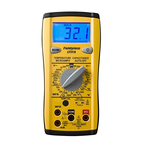 Fieldpiece LT17A Classic Style Digital Multimeter w/Temp, MFD ...