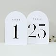 Amazon.com: JINMURY White Arch Table Numbers for Wedding, 25 Pack 5"x7 ...