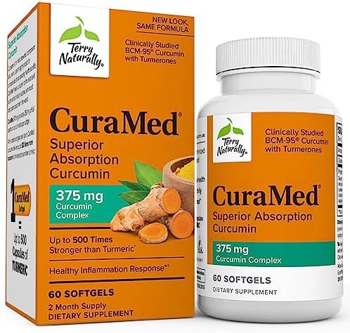 Terry Naturally CuraMed 375 mg Curcumin Complex - 60 Softgels ...