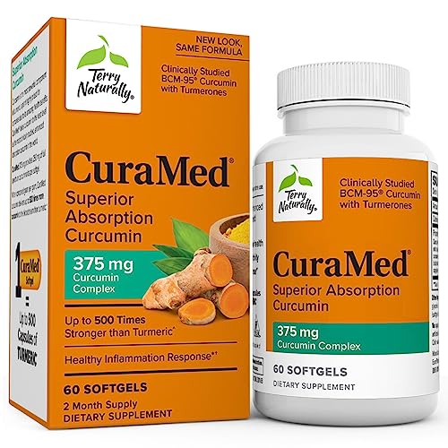 Terry Naturally CuraMed 375 mg Curcumin Complex - 60 Softgels ...