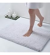 Amazon.com: Smiry Luxury Chenille Bath Rug, Extra Soft and Absorbent ...