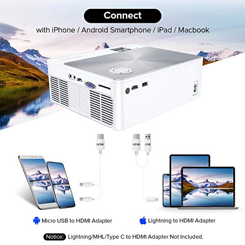 Xiaoya proyector para exteriores, proyector de películas hd