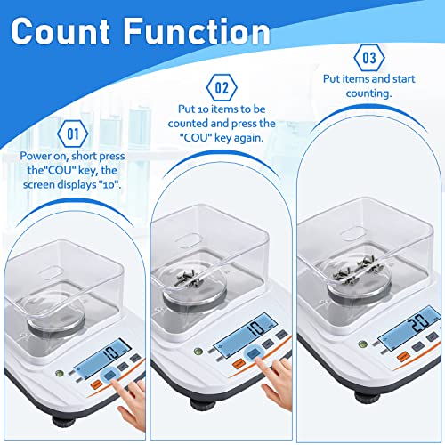 Lab Scale 300g X 0.001g Accuracy - FOUR E'S SCIENTIFIC High Precision ...