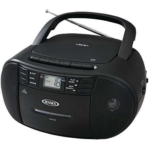 JENSEN CD-545 Portable Stereo CD Player with Cassette