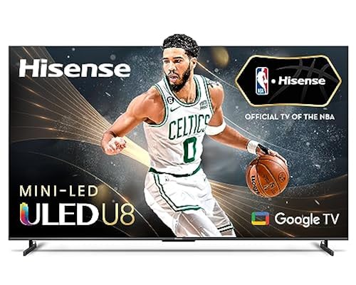 Hisense 85-Inch Class U8 Series Mini-LED ULED 4K UHD Google Smart TV ...