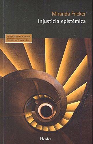 Prepelthyhus: Descargar Injustícia epistémica (Pensamiento Herder ...