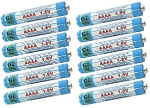 12-Pack Quadruple AAAA Alkaline Batteries, Replacement for Streamlight ...