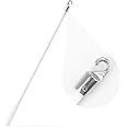 Amazon.com: 17 Inch White Fiberglass Blind Wand with Metal Hook, Window ...