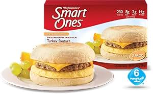 Amazon.com: SMART ONES BREAKFAST ENTREE SMART BEGINNINGS TURKEY SAUSAGE ...