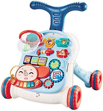 Baby Learning Walker Sit-to-Stand Baby Walker with Wheels Entertainment ...