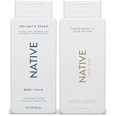 Amazon.com : Native Body Wash for Women, Men | Sulfate Free, Paraben Dye with Naturally Derived ...