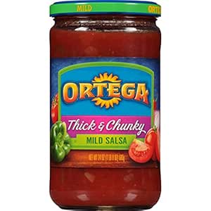 Amazon.com : Ortega Thick & Chunky Mild Salsa, 24 Ounce (Pack of 12 ...