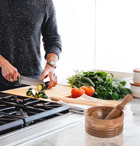 Palais Essentials Mortier pilon Mortar and pestle set (Extra Wide 8 ...