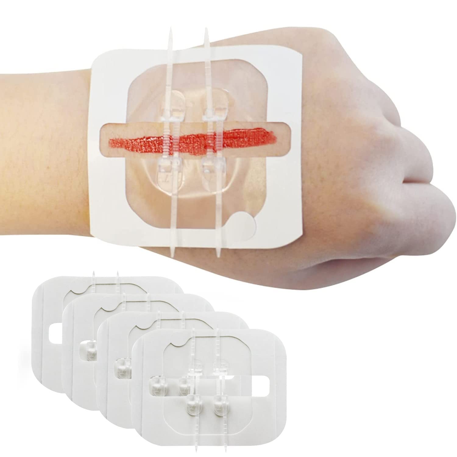 Mua Zip Stitch Sutures Butterfly Bandaids 4 Pcs Zip Stitches for Wounds ...