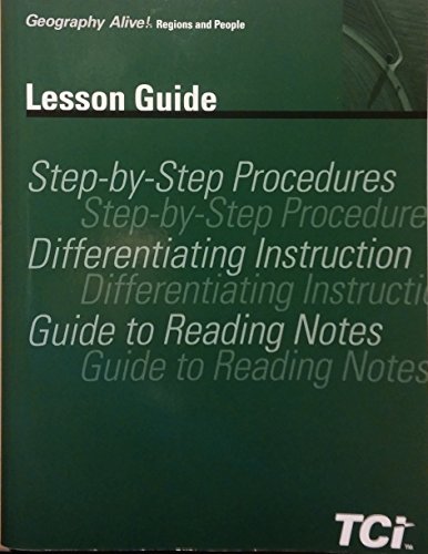 Geography Alive! Regions and People. Lesson Guide: Bert Bower, et. al ...