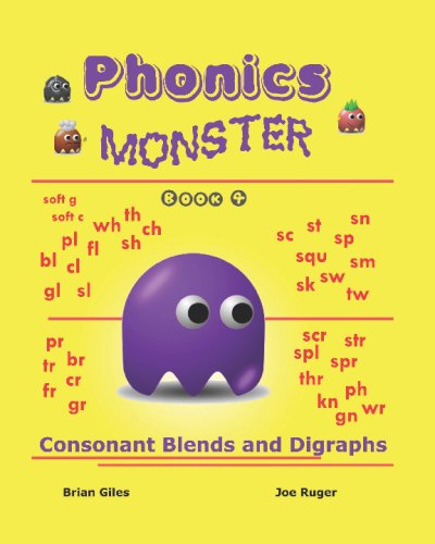 Phonics Monster - Book 4: Consonant Blends And Digraphs | Amazon price ...