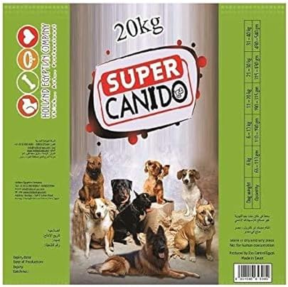Super Canido Premium Adult For Dogs - 20 Kg price in Egypt | Amazon ...