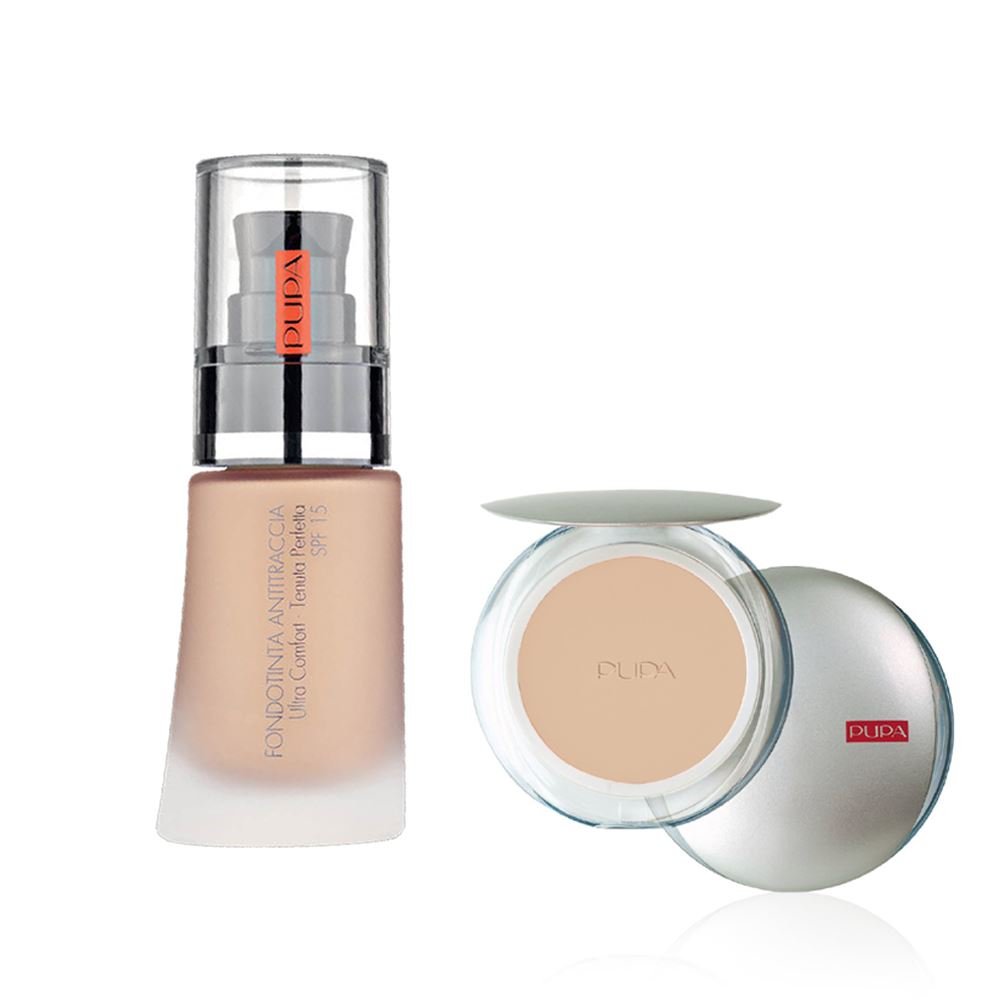 PUPA Milano Cosmetics Set - Shade 01 - No Transfer Foundation 30ml ...