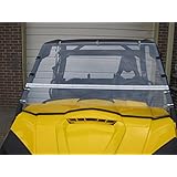Amazon.com: Can Am Commander Full Glass Windshield and Wiper Package ...