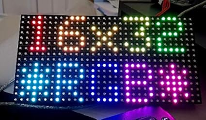 PANEL LED P10 RGB módulo LED Super brillante programable, 32 x 16 ...