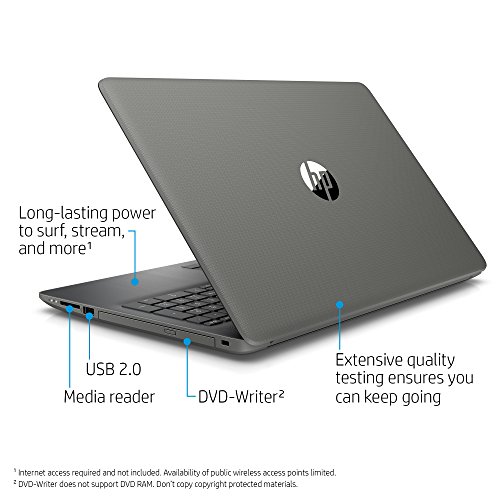 HP 15-inch Laptop, AMD E2-9000e Processor, 4 GB RAM, 500 GB hard drive ...