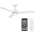 WAC Smart Fans Mocha Indoor and Outdoor 3-Blade Smart Home Ceiling Fan ...