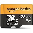 Amazon.com: Amazon Basics 128GB microSDXC Card with Adapter, Read Speed ...