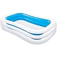 Amazon.com: Intex 56483EP Inflatable 8.5' x 5.75' Swim Center Family ...