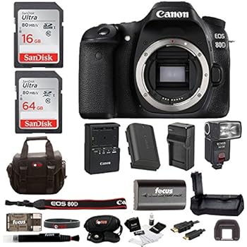 Amazon.com: Canon EOS 80D DSLR Camera Body w/ Advanced Photo and Travel ...