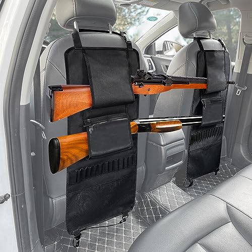 MYDAYS 2 Pack Seat Back Gun Rack, Camo Front Seat Gun Organizer with ...