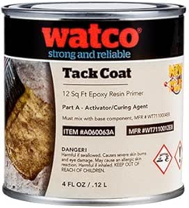 Watco Tack Coat (Epoxy Primer, 12 sqft) - - Amazon.com