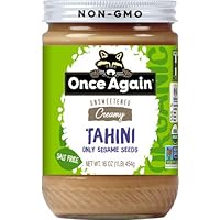 Amazon.com : Once Again Organic Sesame Tahini, 16oz - Salt Free ...
