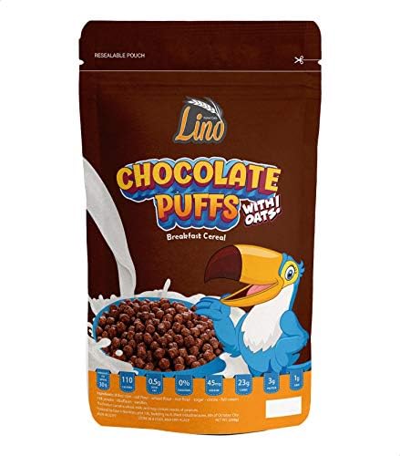 Lino Chocolate Puffs Breakfast Cereals with Oats, 250 gm price in Egypt ...