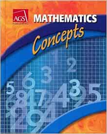 MATHEMATICS: CONCEPTS STUDENT WORKBOOK: AGS Secondary: 9780785437833 ...