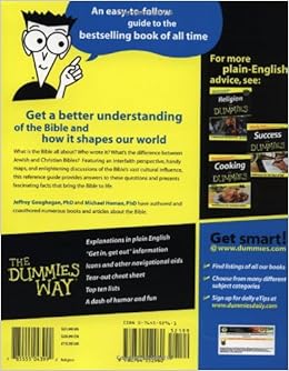 The Bible For Dummies: Jeffrey Geoghegan, Michael Homan: 9780764552960 ...