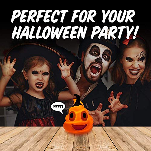 Halloween Pumpkin Poop Emoji - Lights Up and Farts - Great Halloween ...