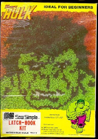 The Incredible Hulk latch hook kit: Amazon.co.uk: Kitchen & Home