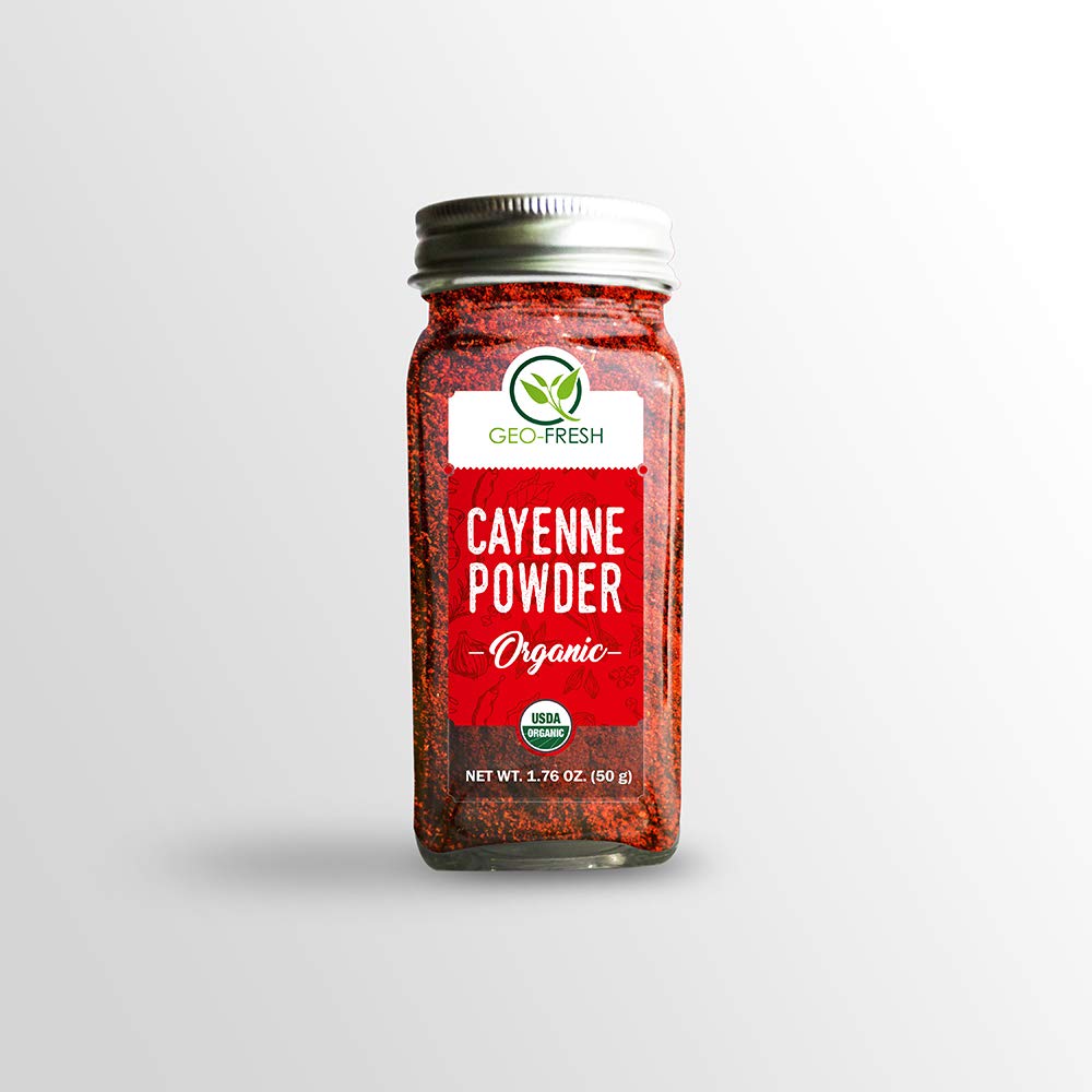Geo-Fresh Organic Cayenne Powder (50g): Amazon.in: Grocery & Gourmet Foods