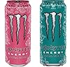 Monster Energy Ultra Fiesta and Ultra Rosa 16 ounce cans (2 Flavor Pack ...