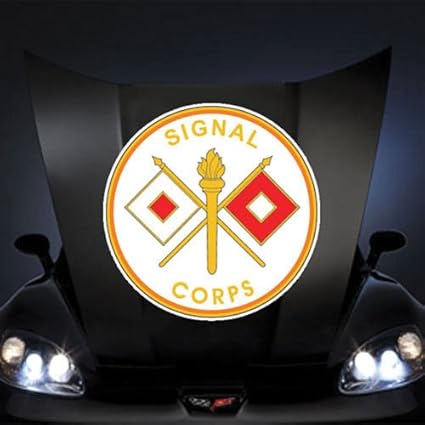 Amazon.com: US Army Signal Corps Plaque 20" Huge Decal Sticker: Automotive