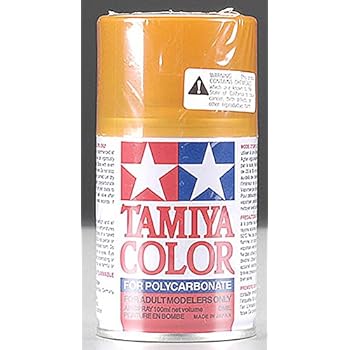 Amazon.com: Tamiya Polycarbonate Translucent Orange Spray Paint PS-43 ...
