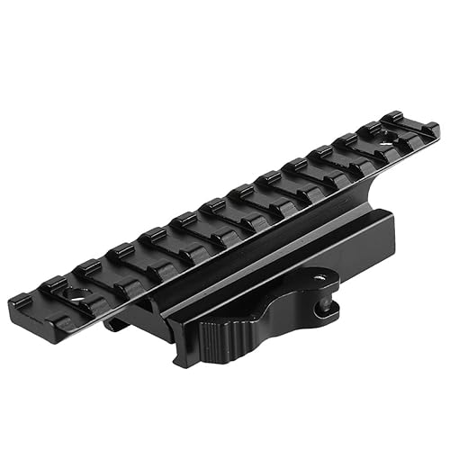 Higoo Quick Release Picatinny Weaver Scope Rail Mount Riser Adapter 13 ...