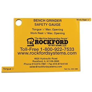 Bench Grinder Safety Gauge (1) - - Amazon.com
