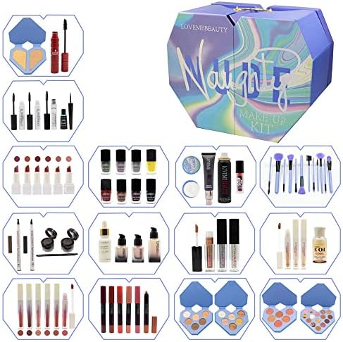 LOVEME Makeup Box Complete Kit Makeup Box 57 Pieces price in Saudi ...