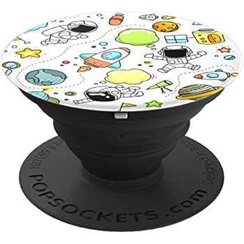 Amazon.com: Space Explorer Pop Socket - Planets / Rockets / Astronaut ...