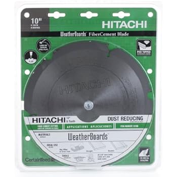Hitachi 18106 10-Inch Polycrystalline Diamond Dry Cutting Hardiblade ...