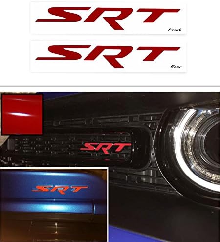 Amazon.com: Reflective Concepts - SRT Badge Overlay Decal Stickers ...