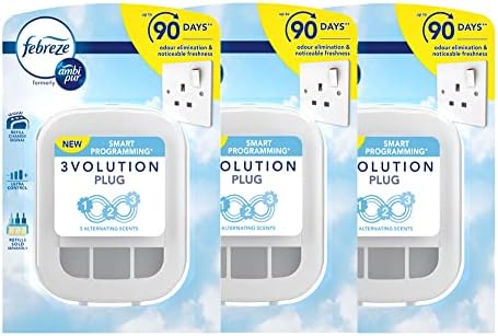 3 X AMBI PUR 3VOLUTION PLUG IN ADJUSTABLE DIFFUSER MACHINE (ONLY) AIR ...